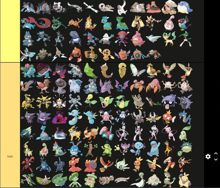 Gen 1 to 4 Pokemon Tier List | Fandom