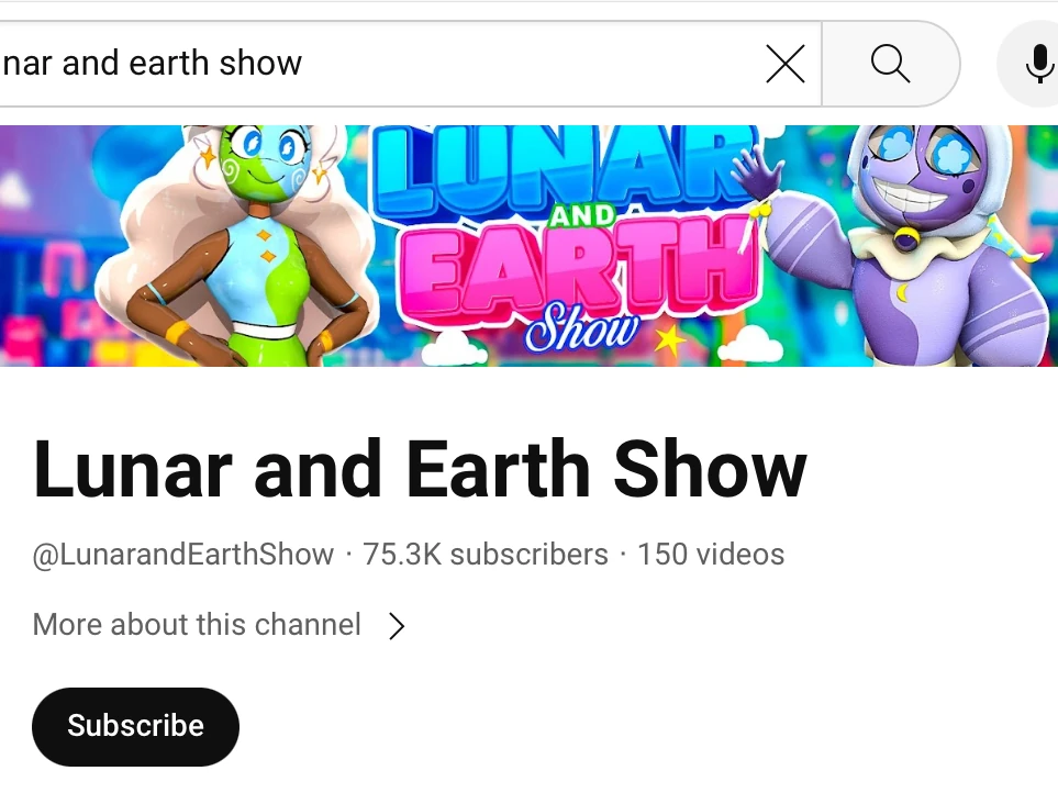 Lunar and earth show has 150 vids! | Fandom