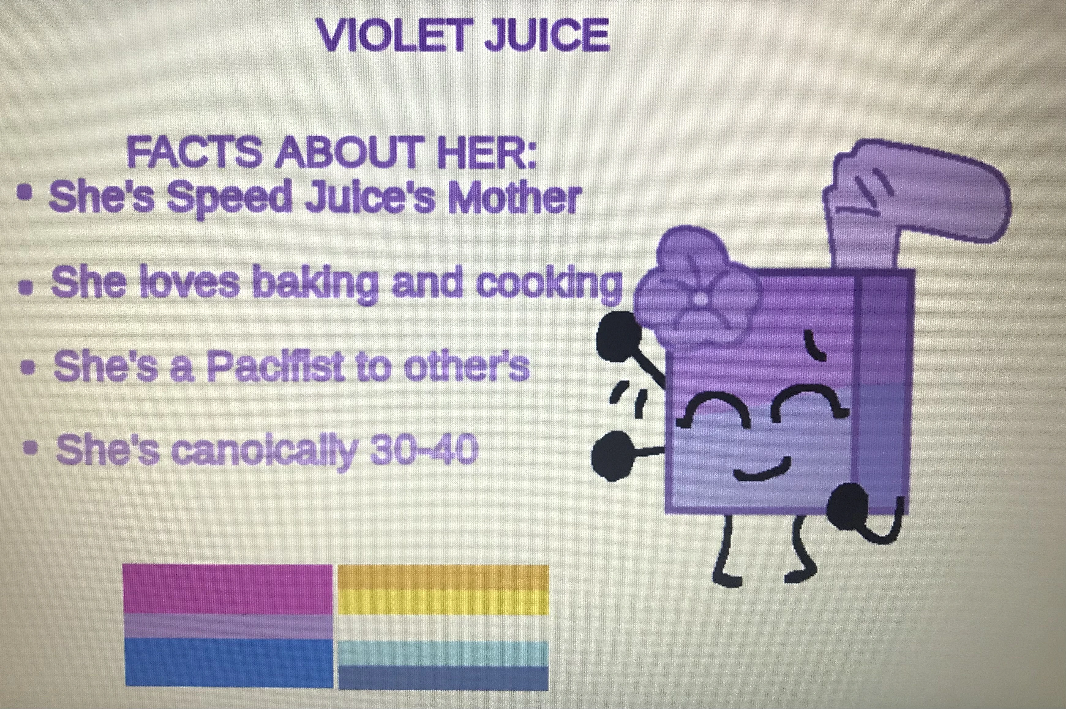 Violet juice redesign + new human design | Fandom