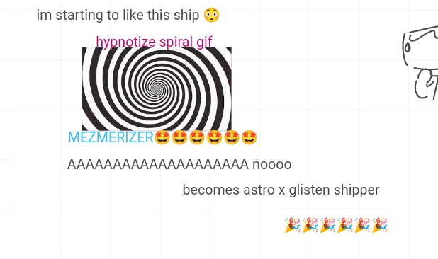 i got hipnotized now im adding astro x glisten to my ship collection ...