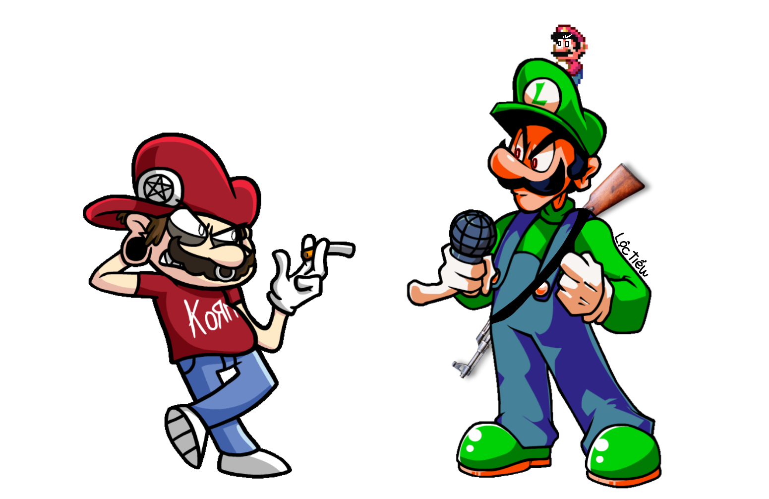 Ihy Luigi And Super Bad Mario Vs Luigis Day Out Mario Fandom