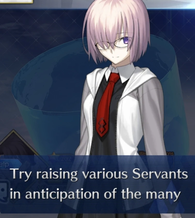 Mash is telling me something that doesn't apply to me | Fandom