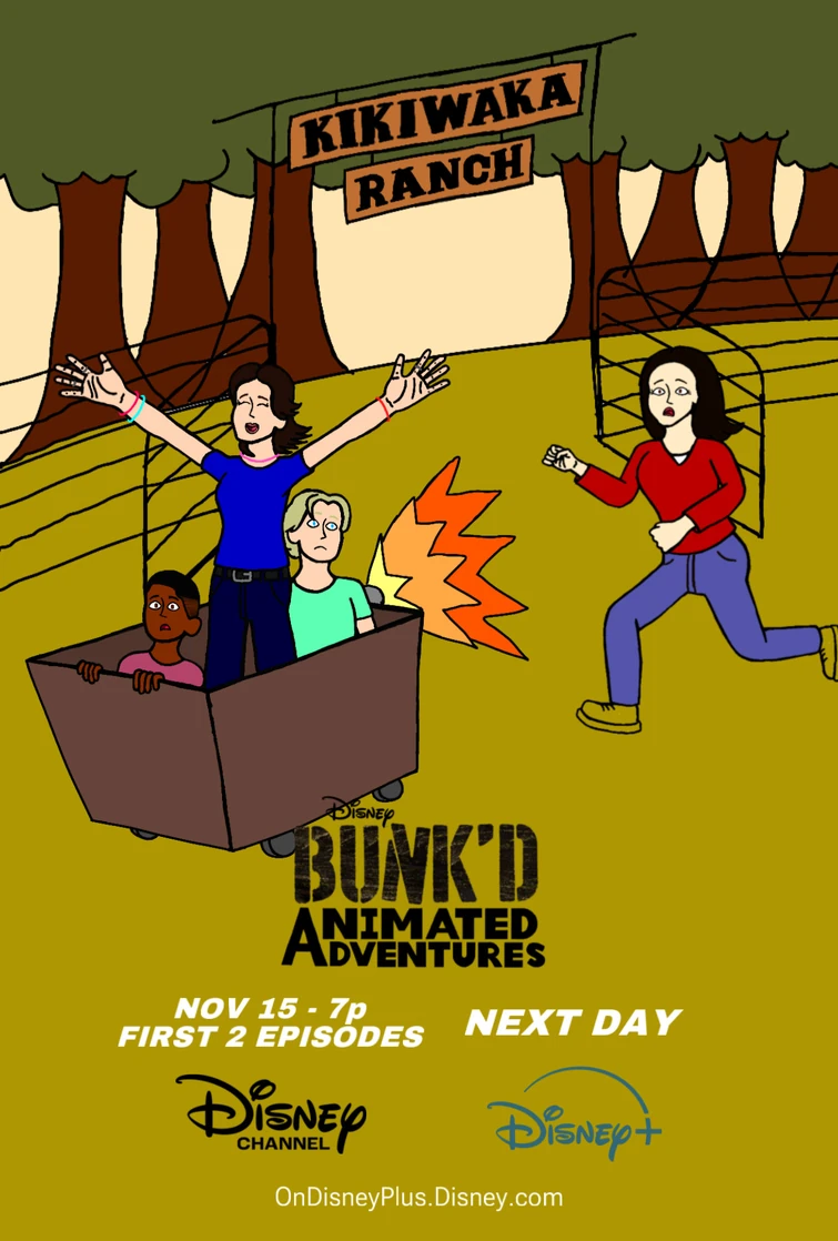 Póster promocional “Bunk'd: Animated Adventures” | Fandom