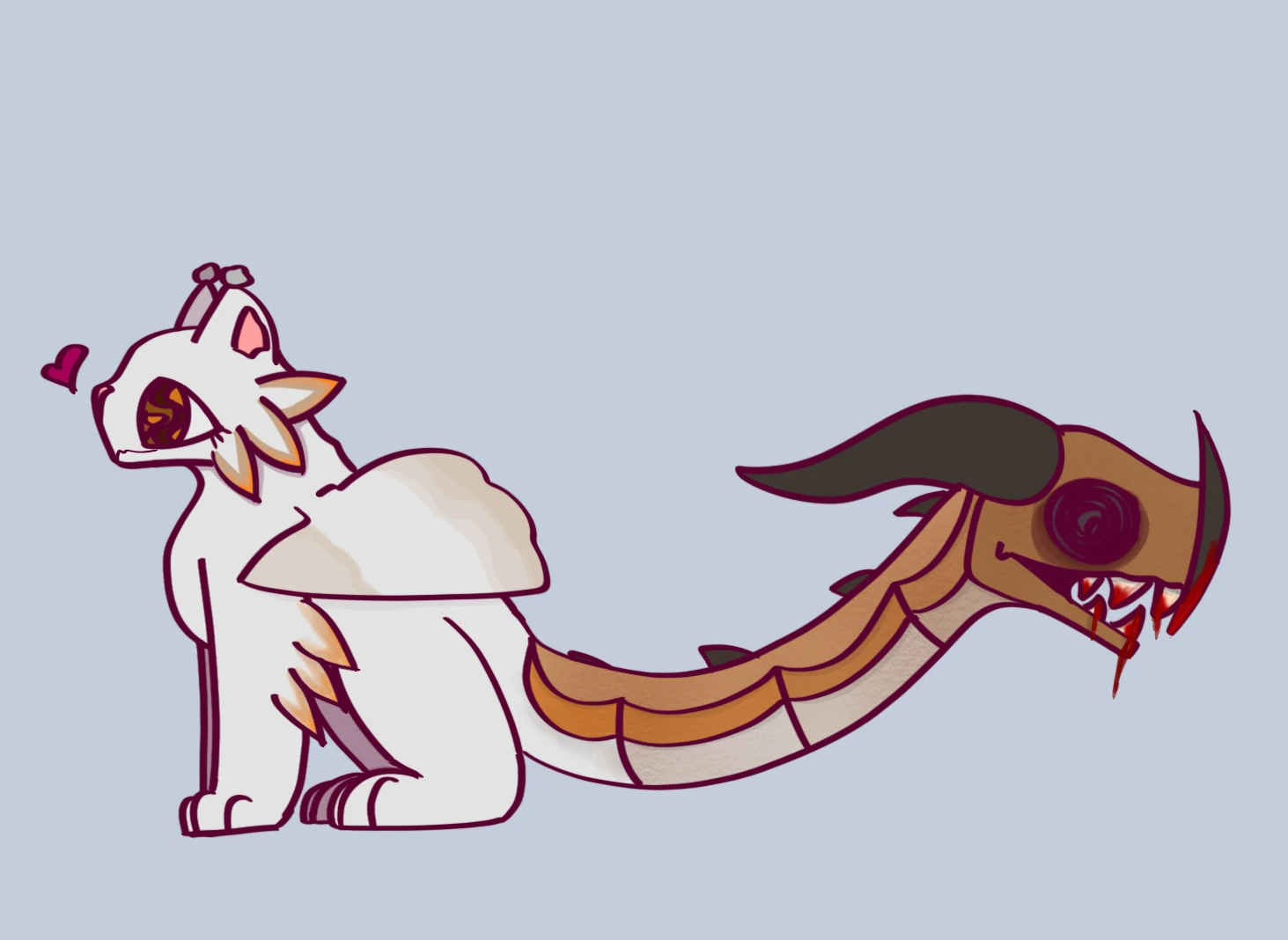 mmmmmm another cat creature (there’s blood ooo) | Fandom