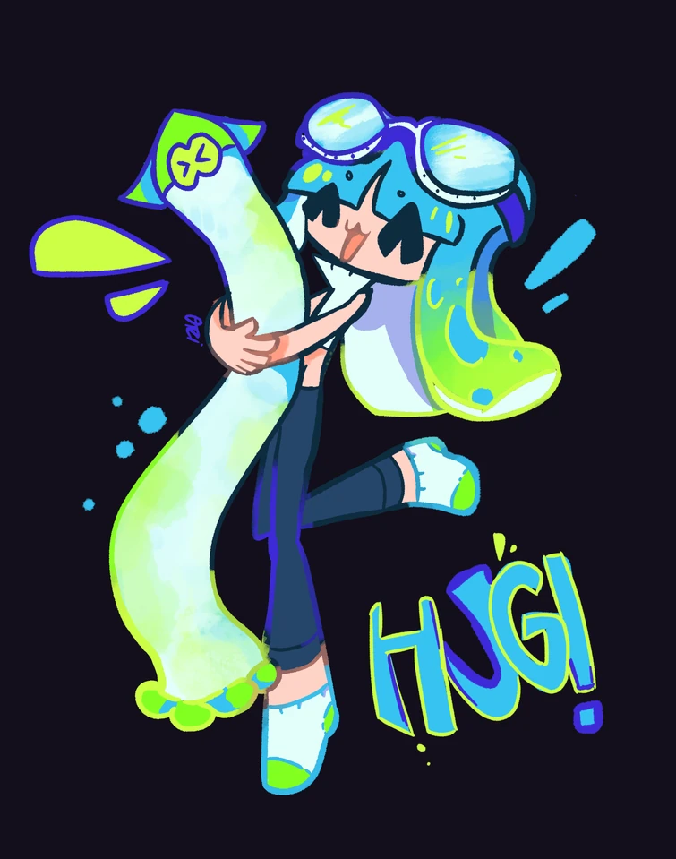 (Late) Splatfest art for team hug | Fandom