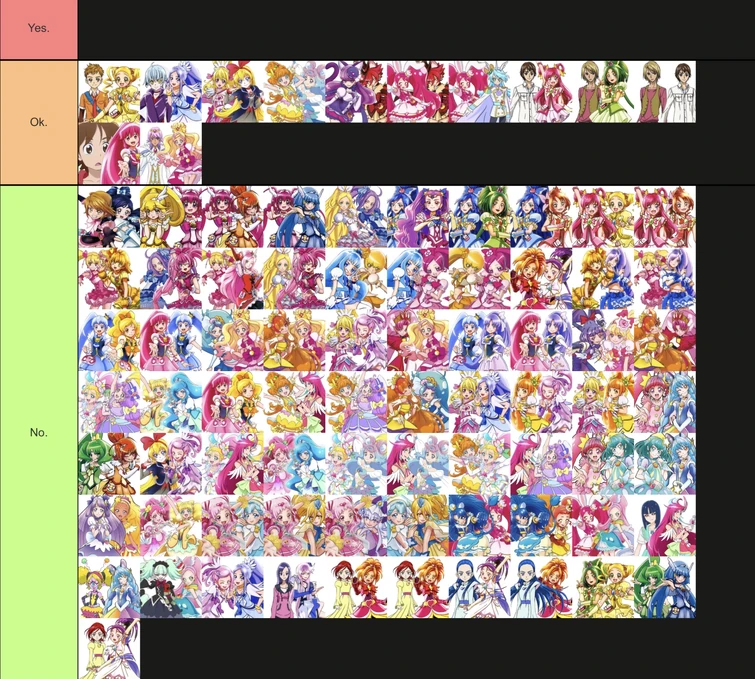Pretty Cure Ships Tier List | Fandom