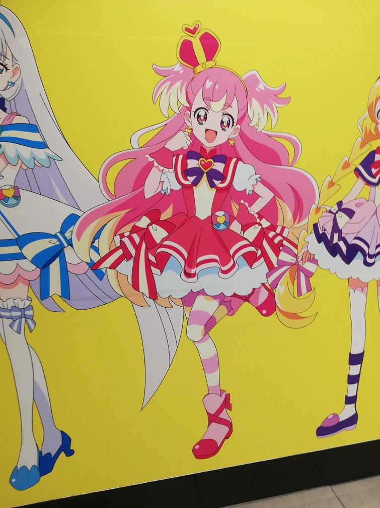 PreCure Pretty Store Tokyo Report (Wonderful Characters on the wall in ...