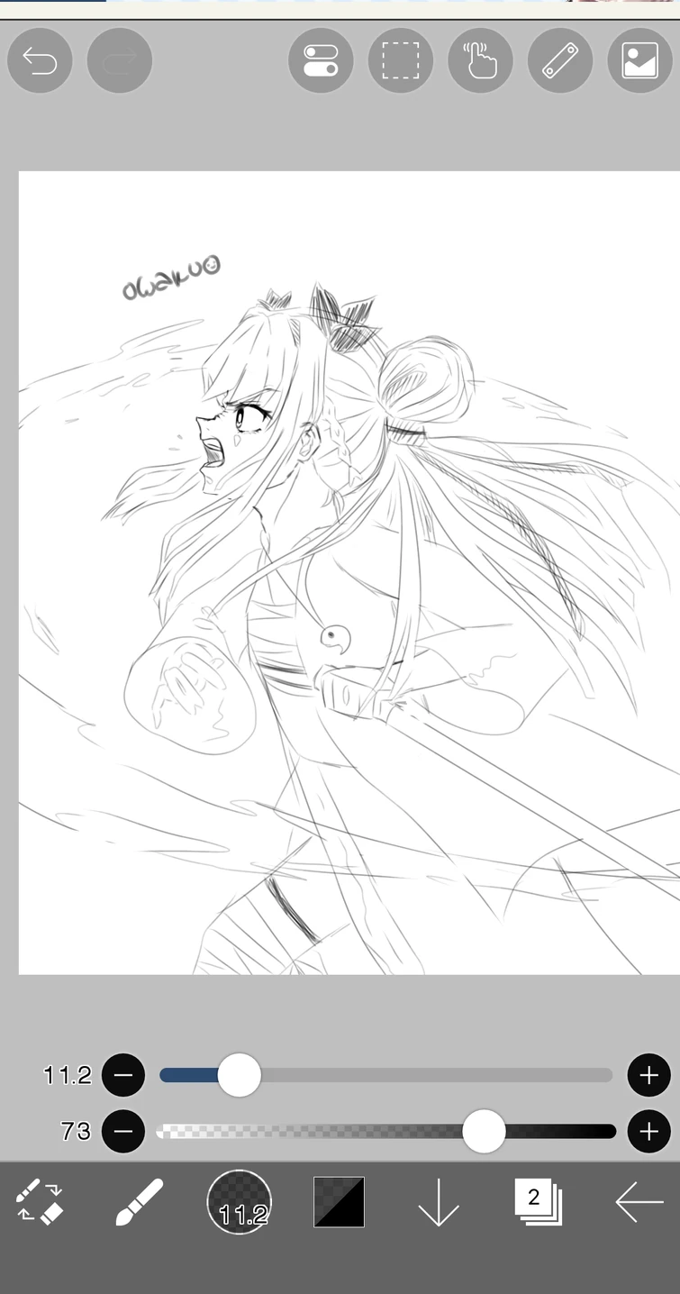 Unfinished KNY OC sketch | Fandom
