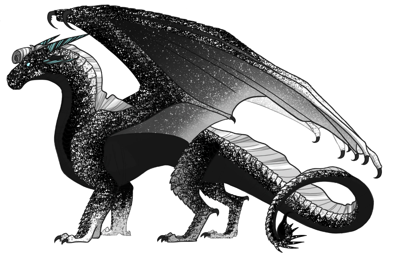 Midnight!! The sandwing-icewing-nightwing triybrid | Fandom