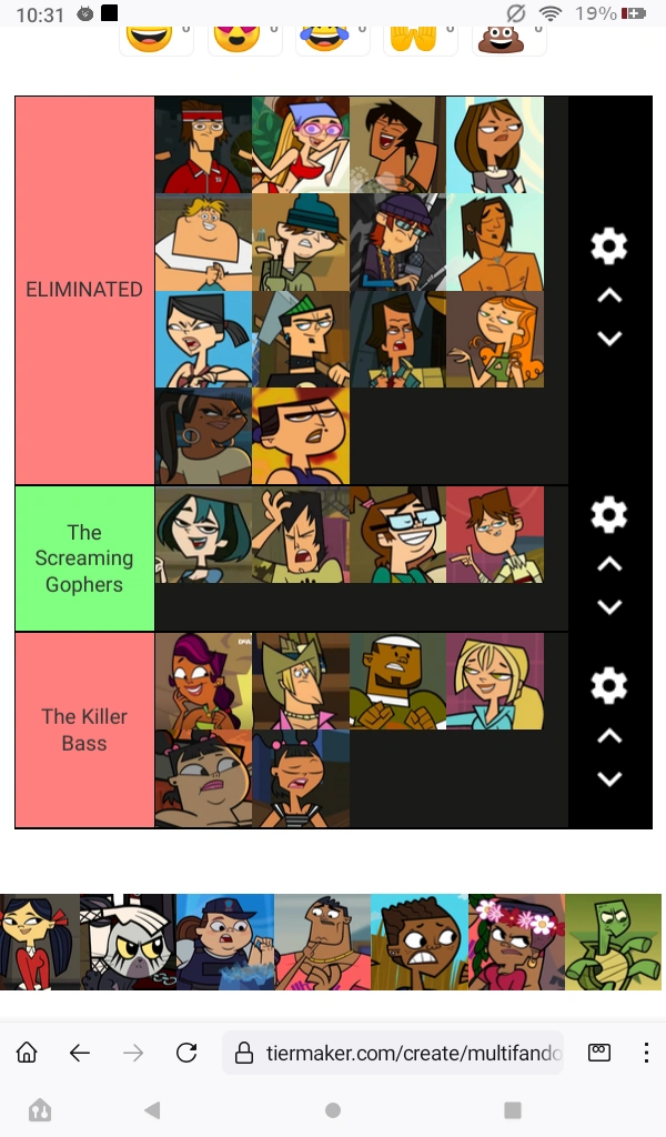 TDI but the order of elimination is the order in which skins I bought ...