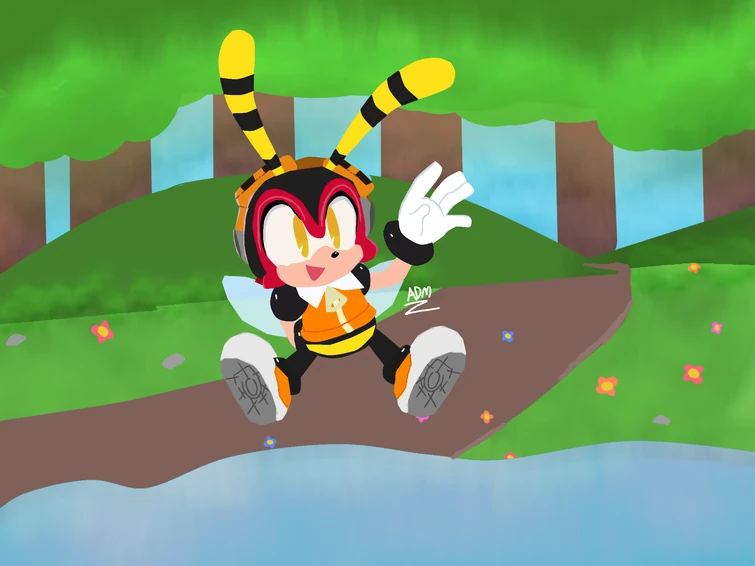 Charmy drawing for the millionth time but hey look it's finished | Fandom