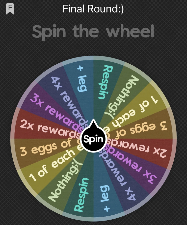 Spin the Wheel Giveaway x3 >:) | Fandom