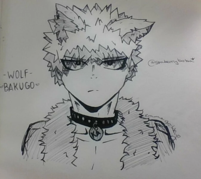 wolf bakugo fanart | Fandom
