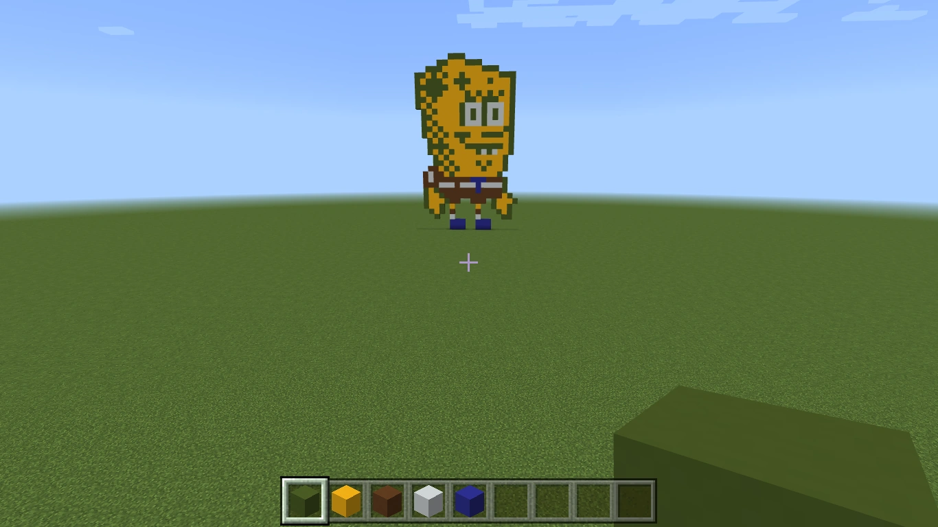 8 Bit Sponge In Minecraft. | Fandom