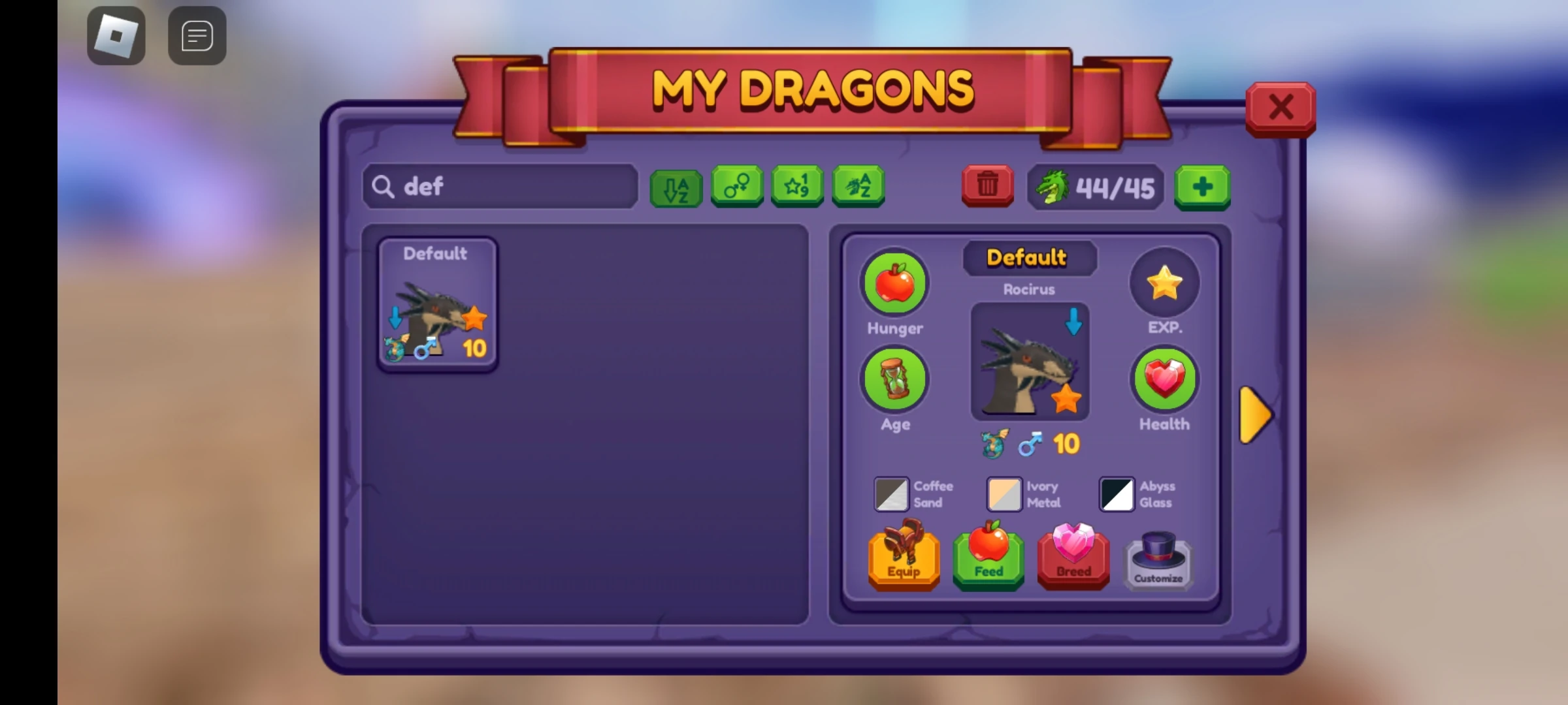 Looking to co hatch default Rocirus | Fandom