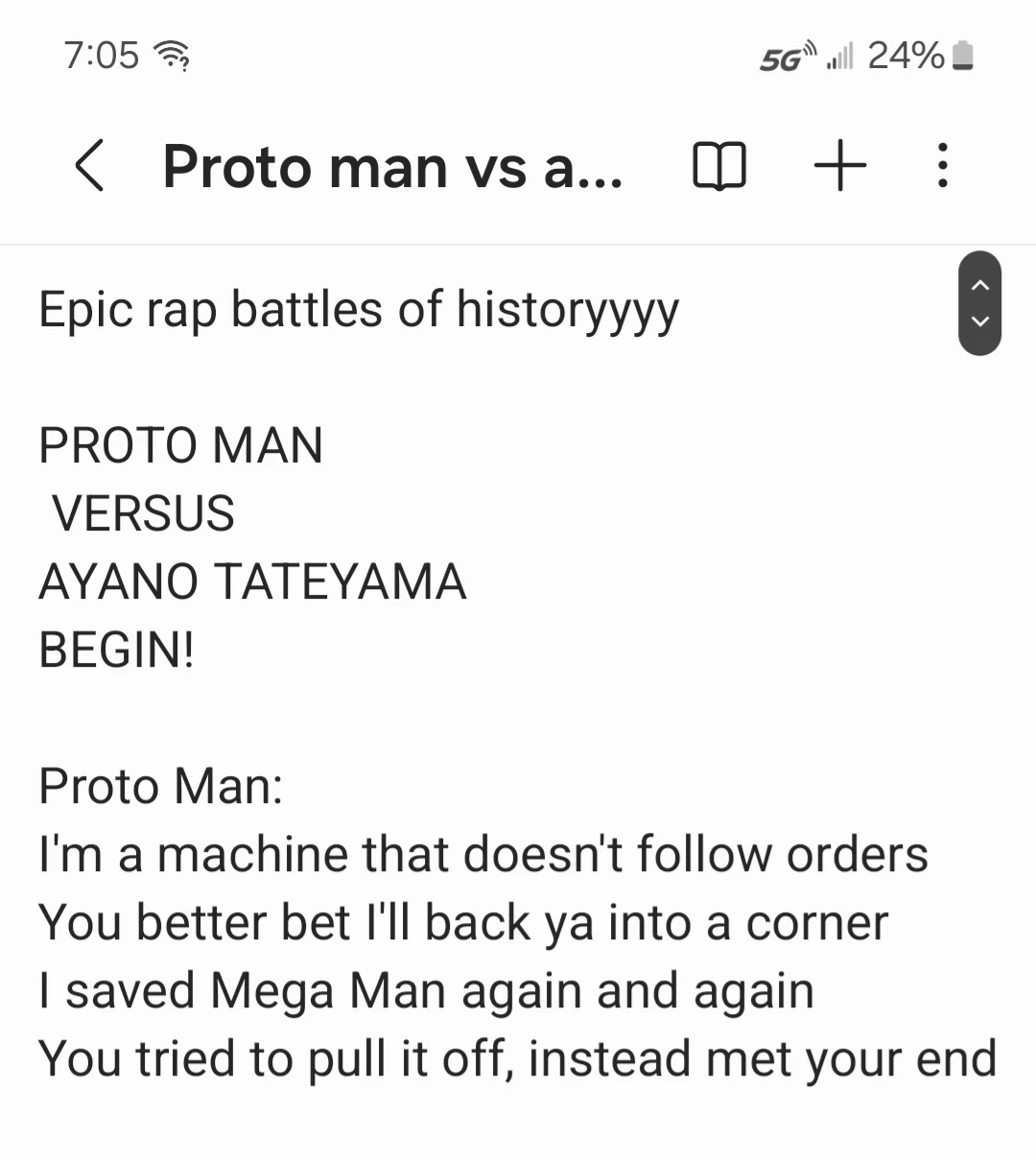 I could be doing anything right now and I'm writing rap battles | Fandom