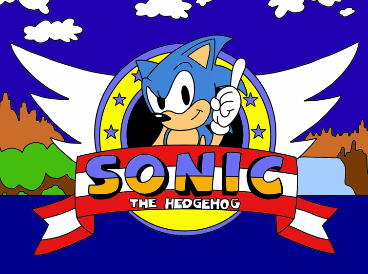 Sonic 1 Title Screen Redrew! | Fandom