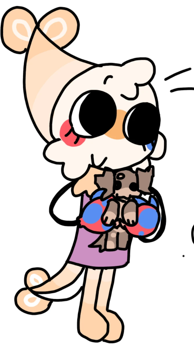 i like you*shows a old angryhugs fanchild that looks ugly but I will ...