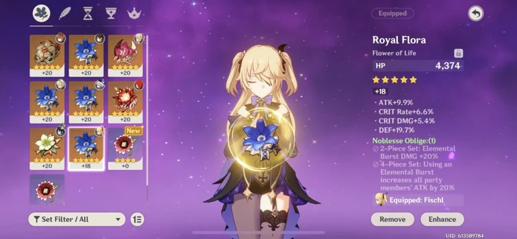 When you sacrifice your high level artifacts because you need more Crit ...