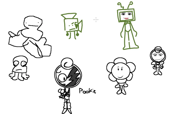Drawigns by me and molliver- (I'm changing the fricking order no one ...