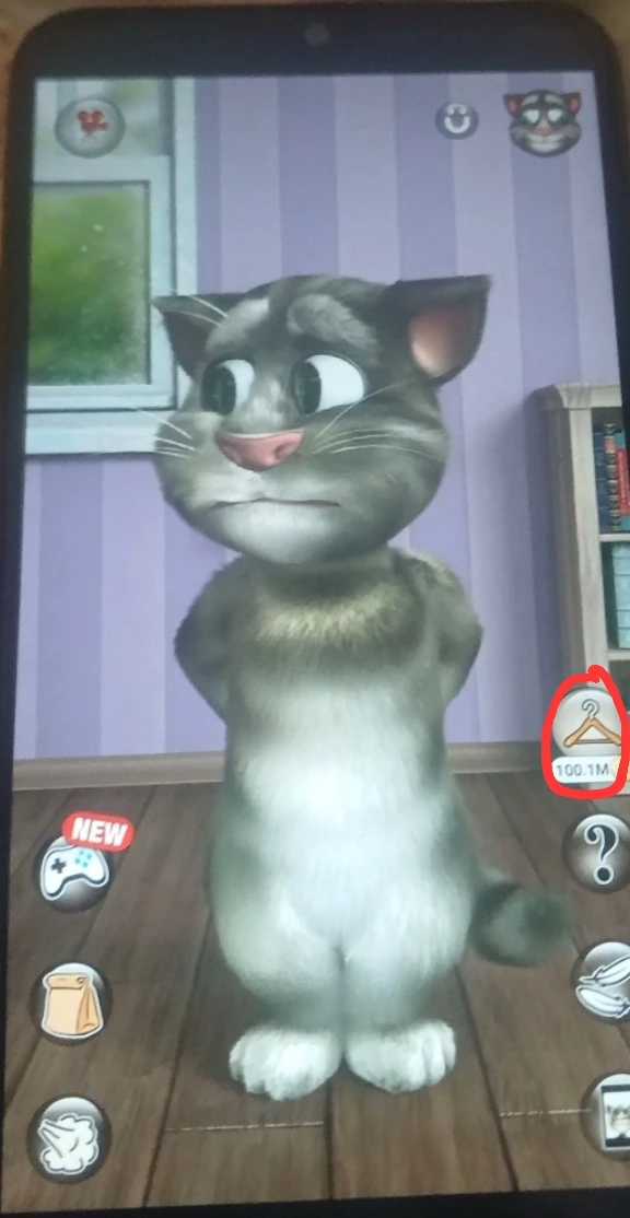 News! I got the costume button in a Talking Tom Cat 2 old version! | Fandom