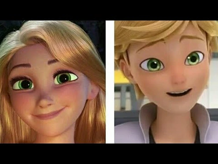 Adrien with Repunzel hair | Fandom