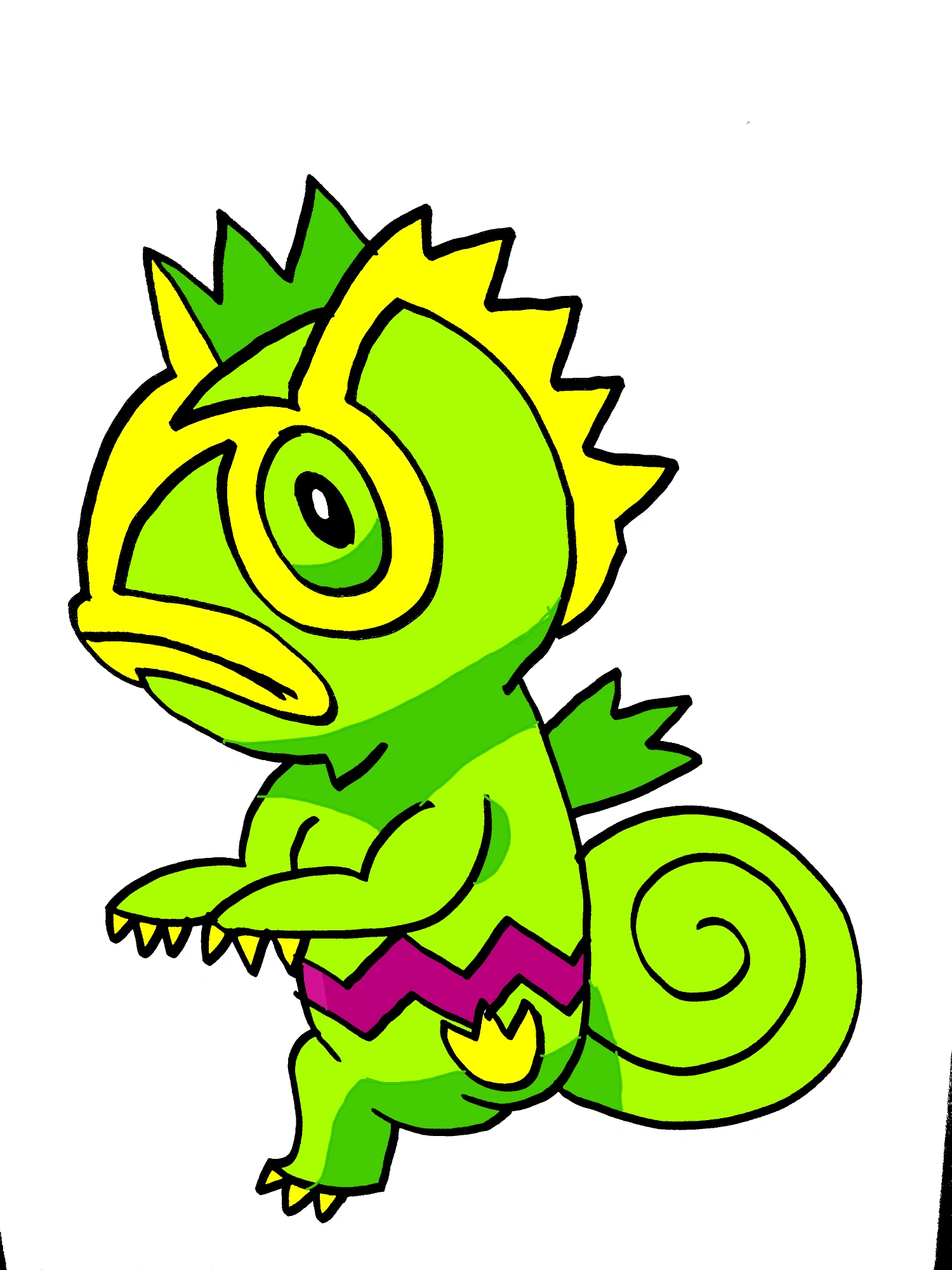 My digital drawing of Kecleon | Fandom