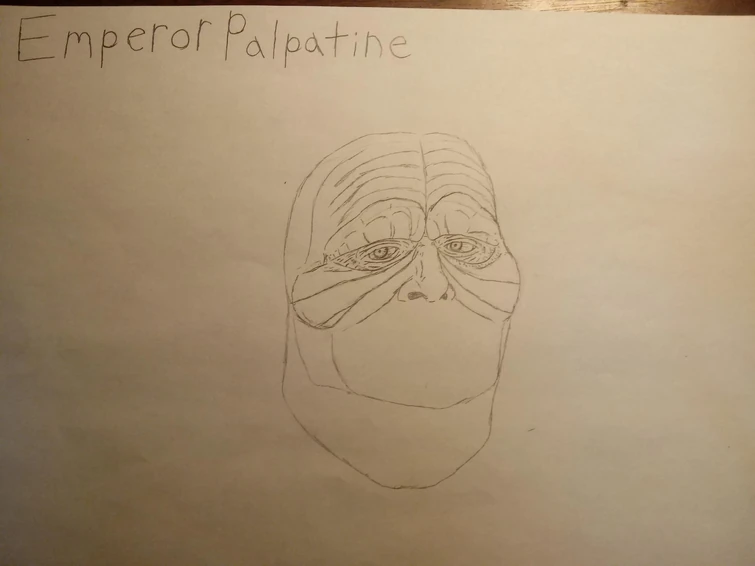 Emperor Palpatine Drawing(WIP) | Fandom