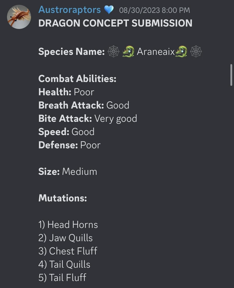 Araneaix info! | Fandom