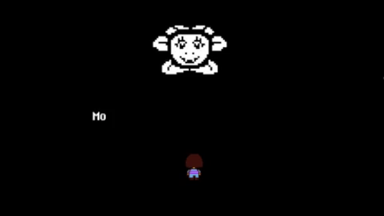 Uh, does anybody know what Flowey face is when they say "Humans ...