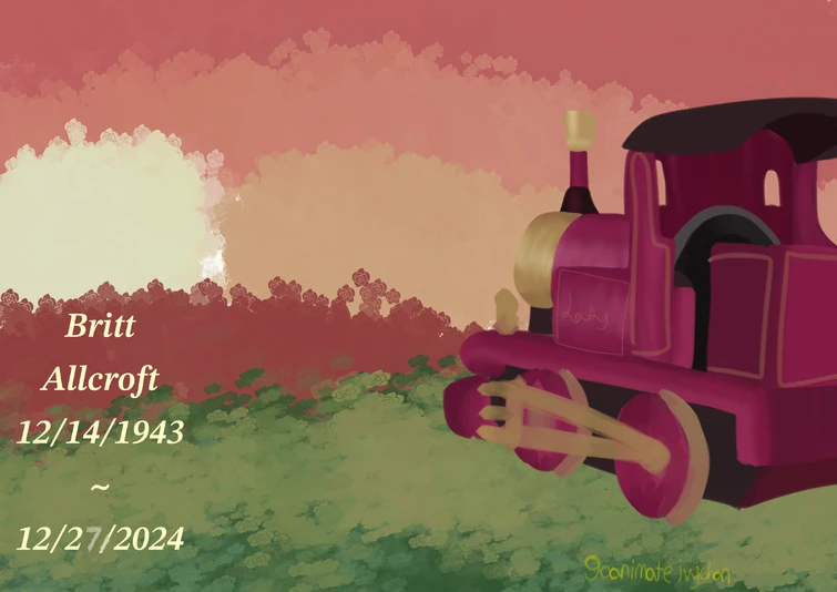 Britt Allcroft tribute art | Fandom