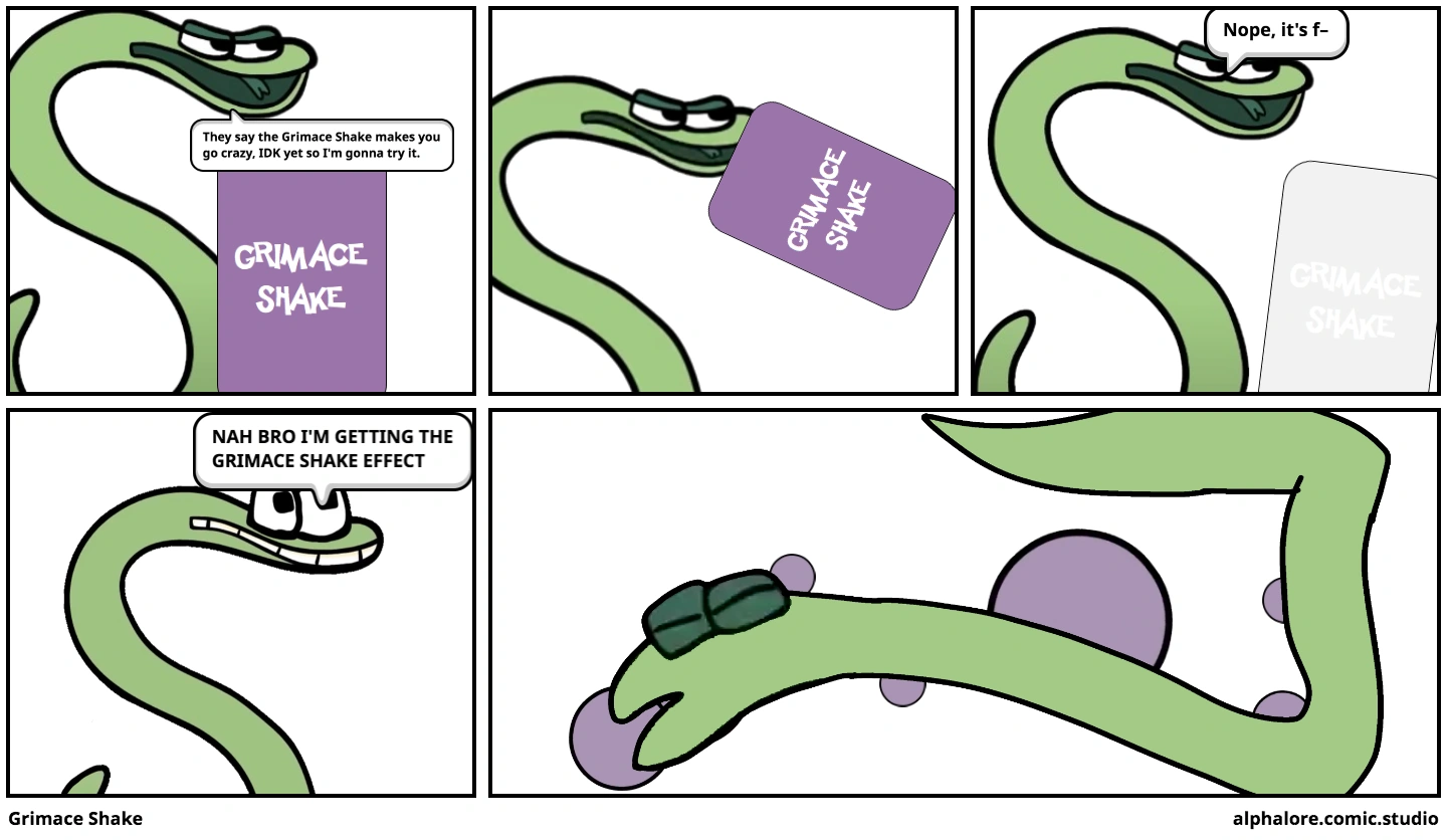 Grimace Shake (because everyone is doing it) (hope i am not late) | Fandom