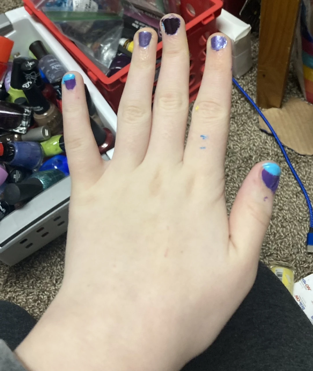 Here's the finished nails! | Fandom