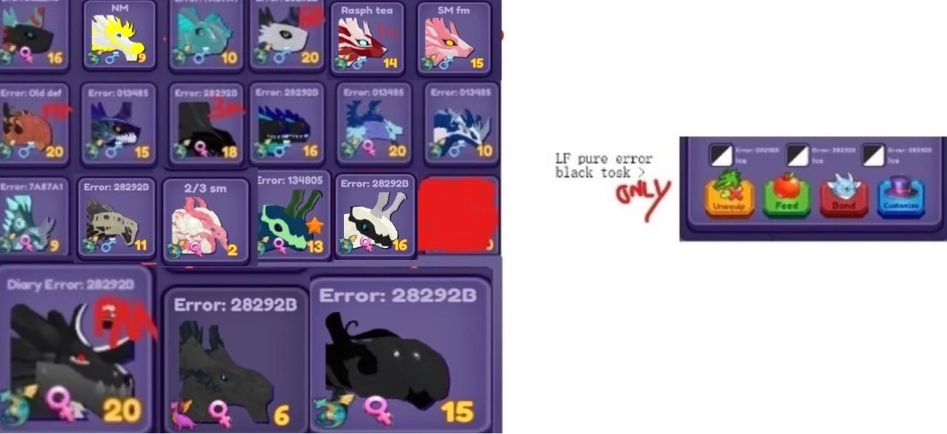 LF a pure error black tosk | Fandom