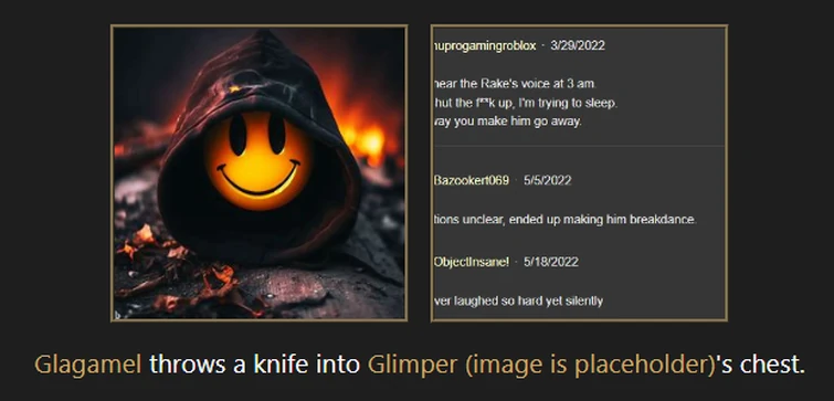 Glimper should perish and be forgotten to the sands of time | Fandom