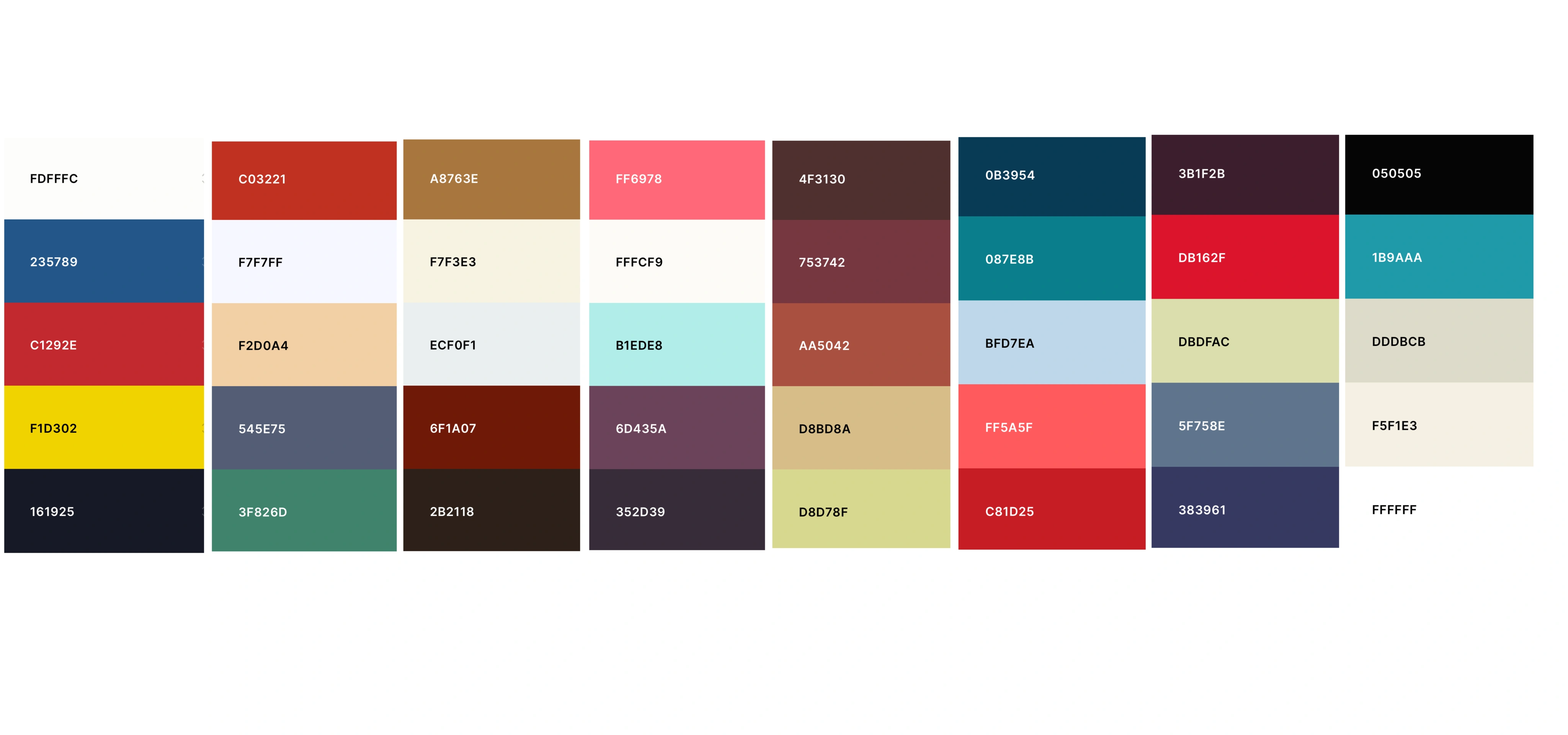 Im bored, so give me color palettes to draw characters with! | Fandom