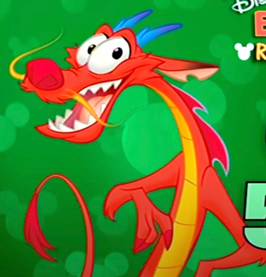 Mushu in Disney dvd bingo | Fandom