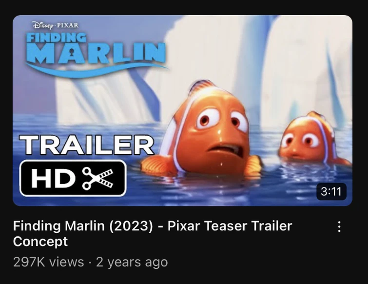 Finding Marlin the sequel to Finding Dory | Fandom