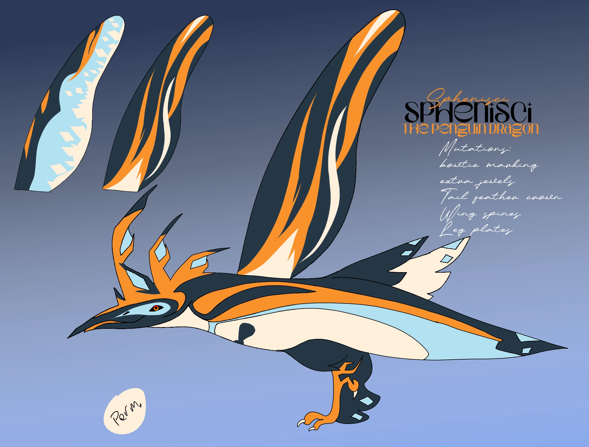 I ran out of time for the mutations ;v; but penguin dragon | Fandom