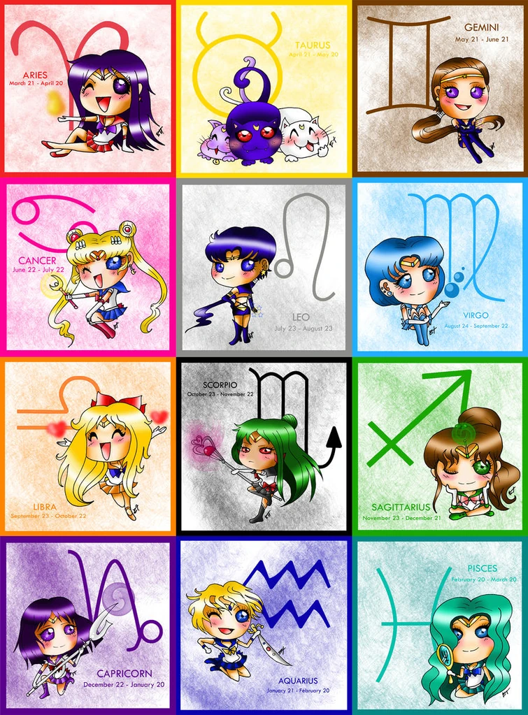 Sailor moon characters and their zodiac signs 60 photos ...