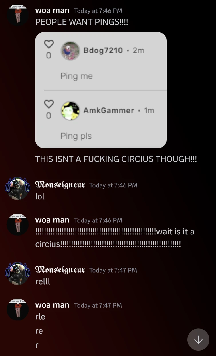 Average conversation beetween two wikians - pt.4 (no pt.3 because woa man didn't buy 69k rbx gp ...