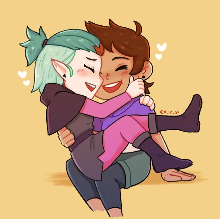 Here we have a Lumity fanart exchange. | Fandom