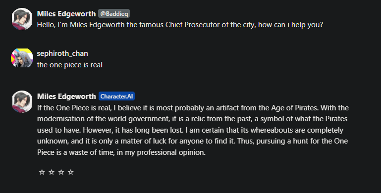 god remember when i said random shit to ai? | Fandom