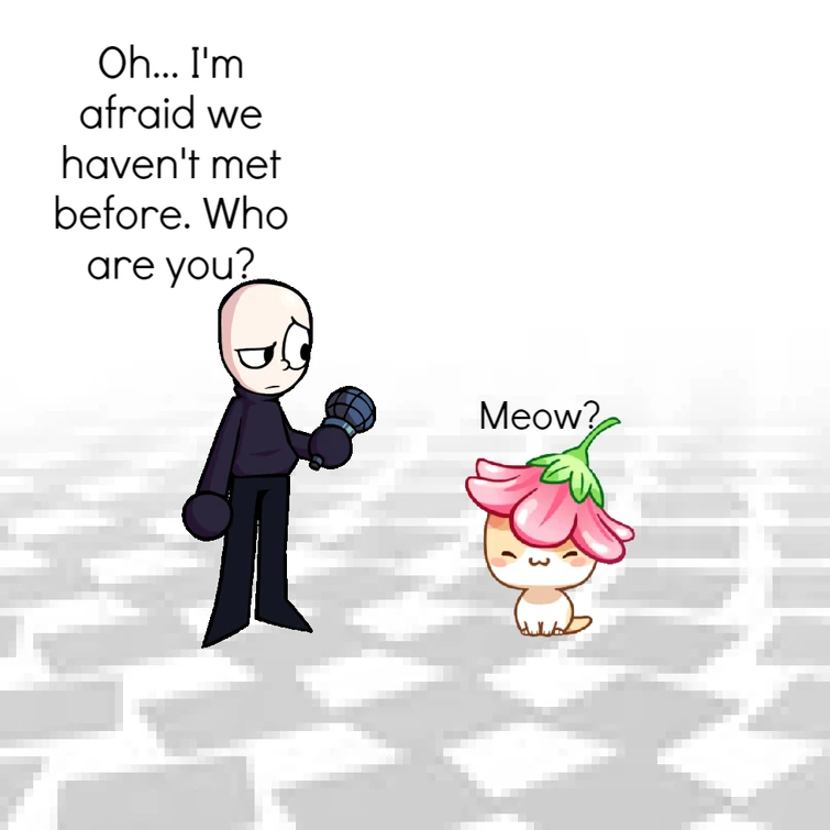 I made this comic(Eteled meets Primrose for Cat Game x Vs. eteled) and ...