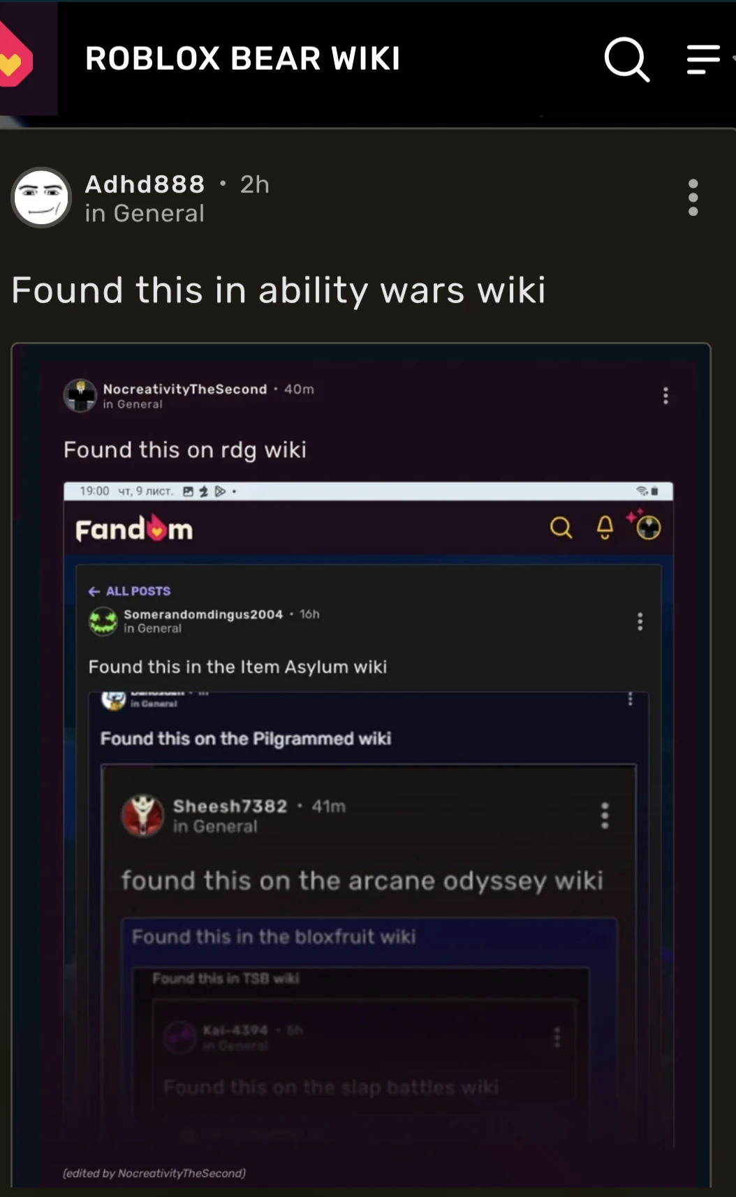 Found this on bear* wiki | Fandom