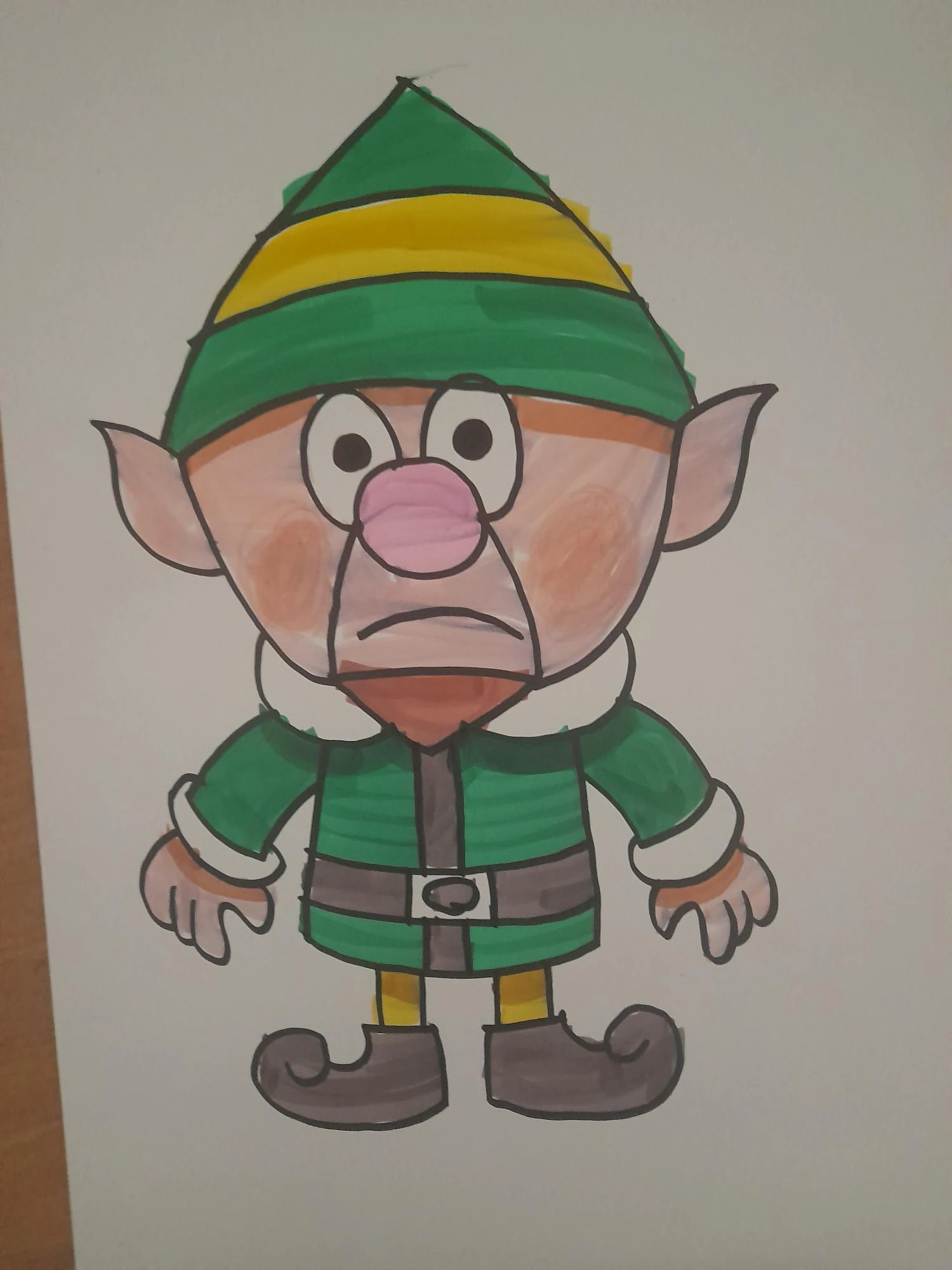 My drawing of the Boss Elf | Fandom