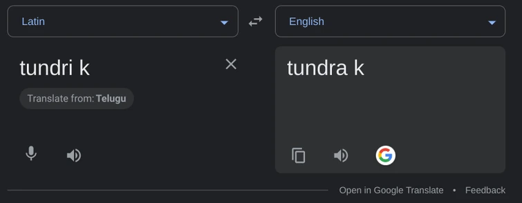 tundrik translated from latin | Fandom