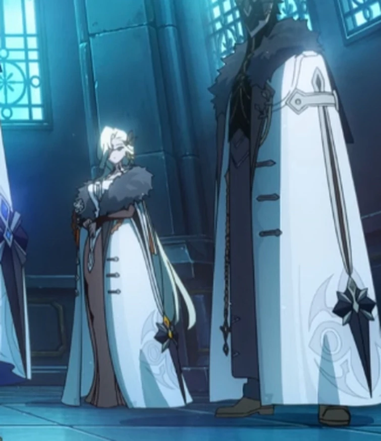 Scara and Signora in winter coats | Fandom