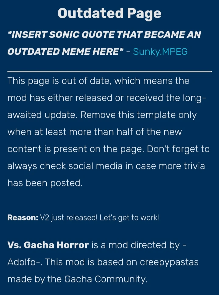Gacha Horror still Outdated.... | Fandom