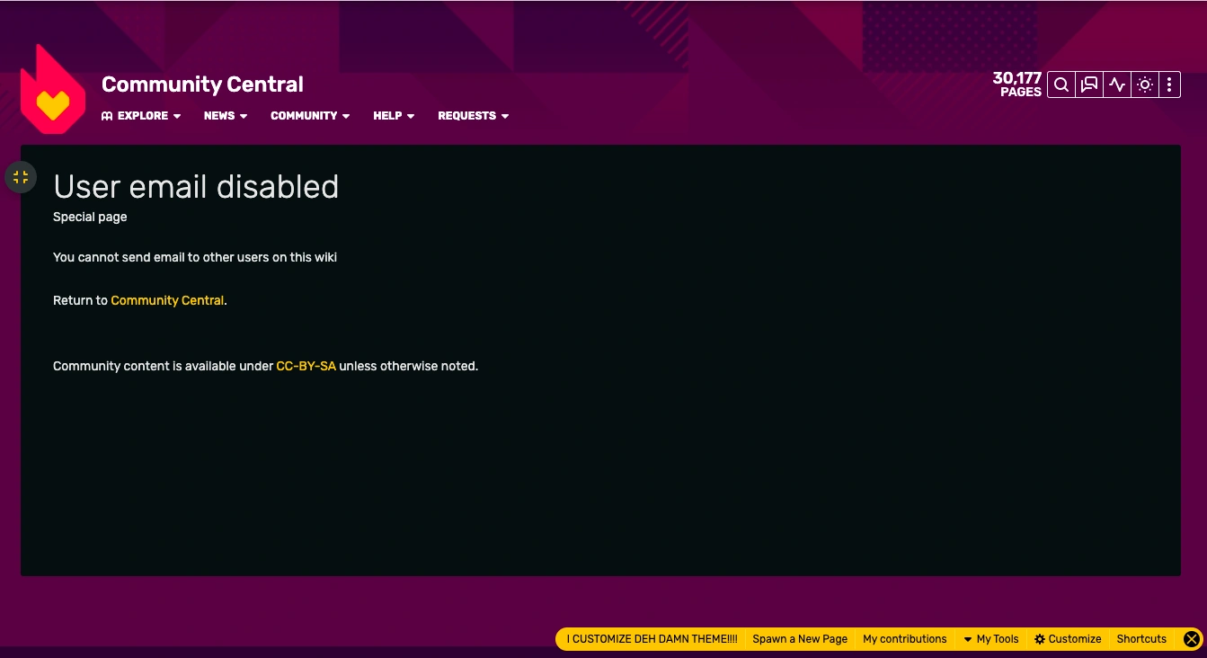 User Email Disabled | Fandom